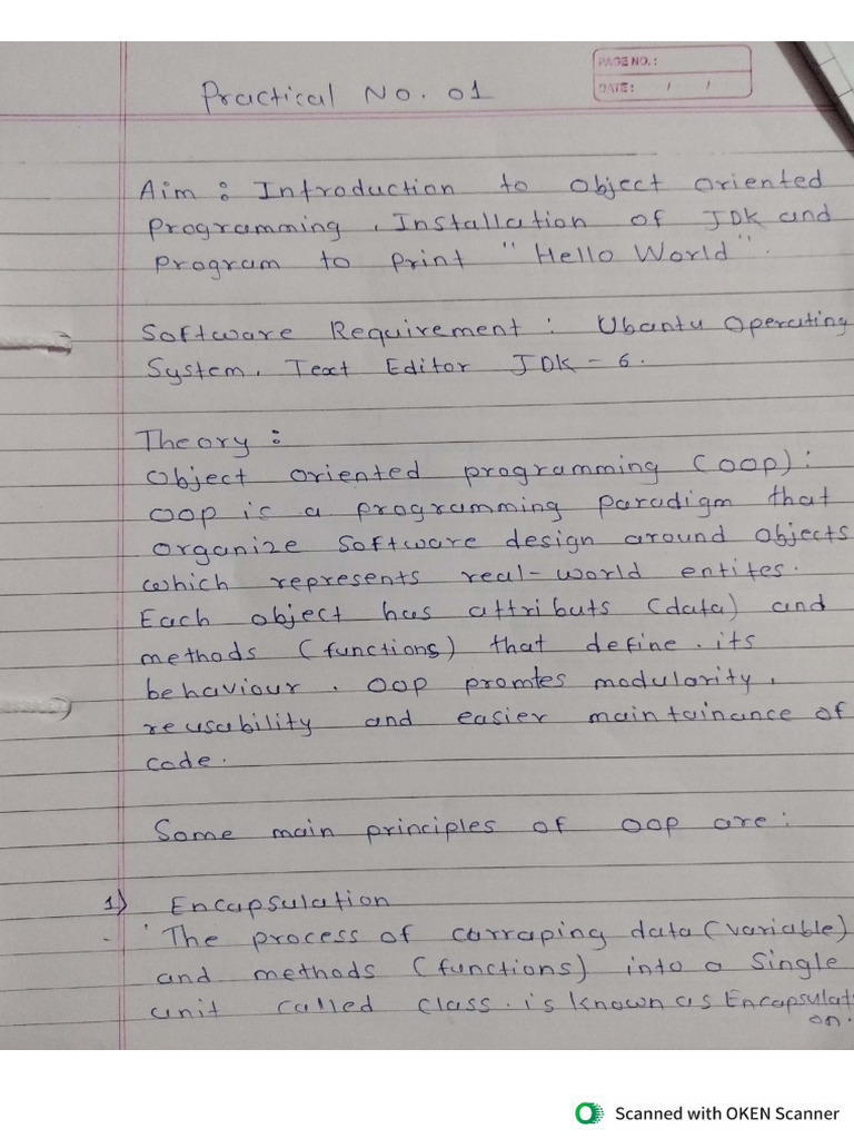 Oop Practical | PDF