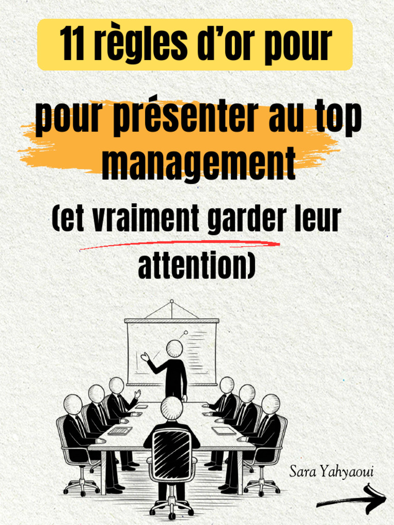 11 Règles pour Captiver le Top Management | PDF