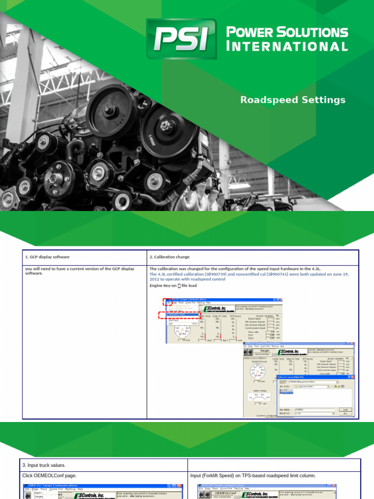 SB-H, H2000, H3, G, G2, G3-1 To 10T-PSI LPG-Roadspeed Setting | PDF