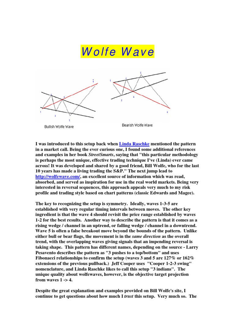 Wolfe Wave: Linda Raschke | PDF | Futures Contract | Financial Markets