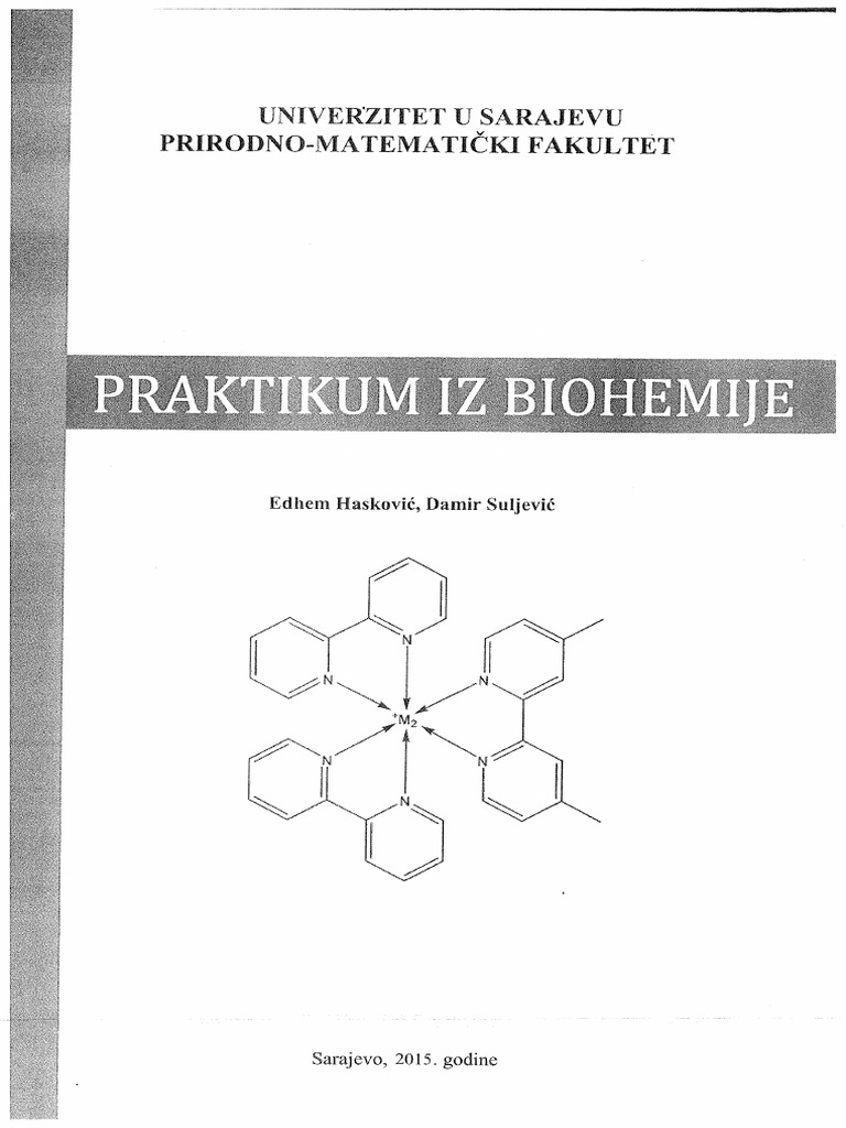 Praktikum Iz Biohemije Haskovic 2015 | PDF