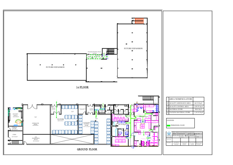 Building 01 GF & 1st Floor - Revised Dwg-Model | PDF
