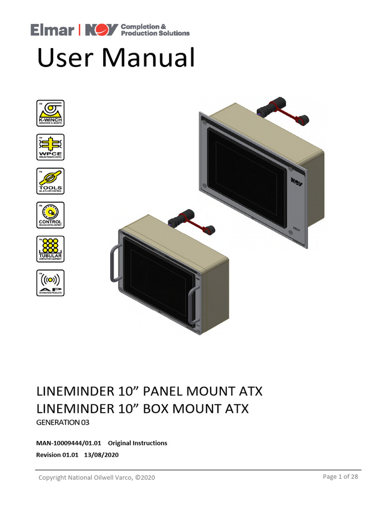 LineMinder 10" User Manual Gen 3 | PDF | Usb | Power Supply