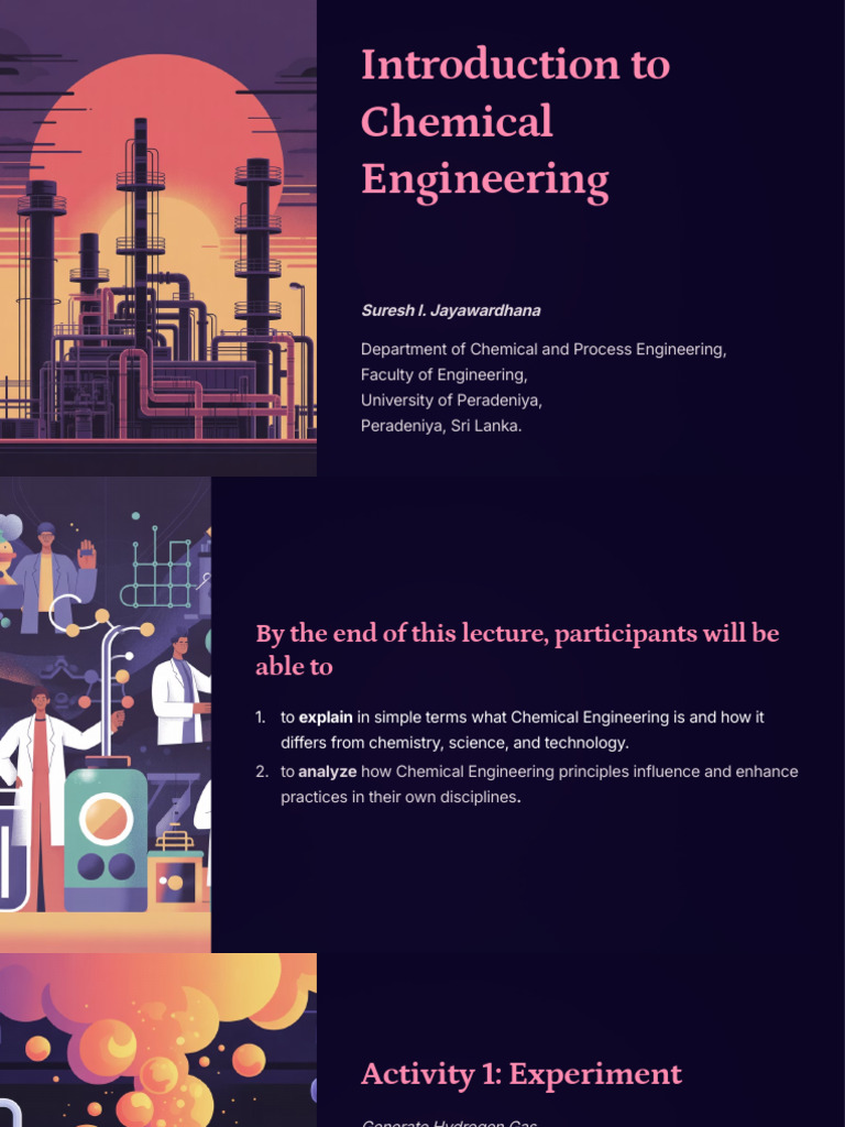 Introduction To Chemical Engineering | PDF | Chemistry | Gases