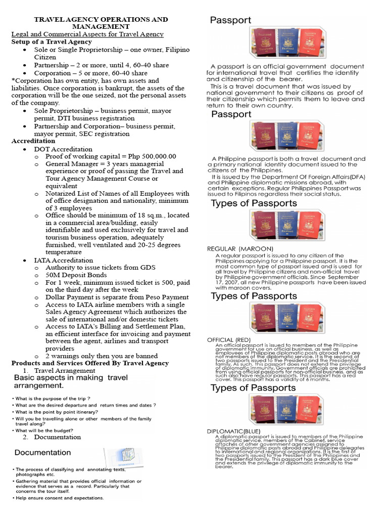 Travel Agency Operations and Management - Midterm | PDF