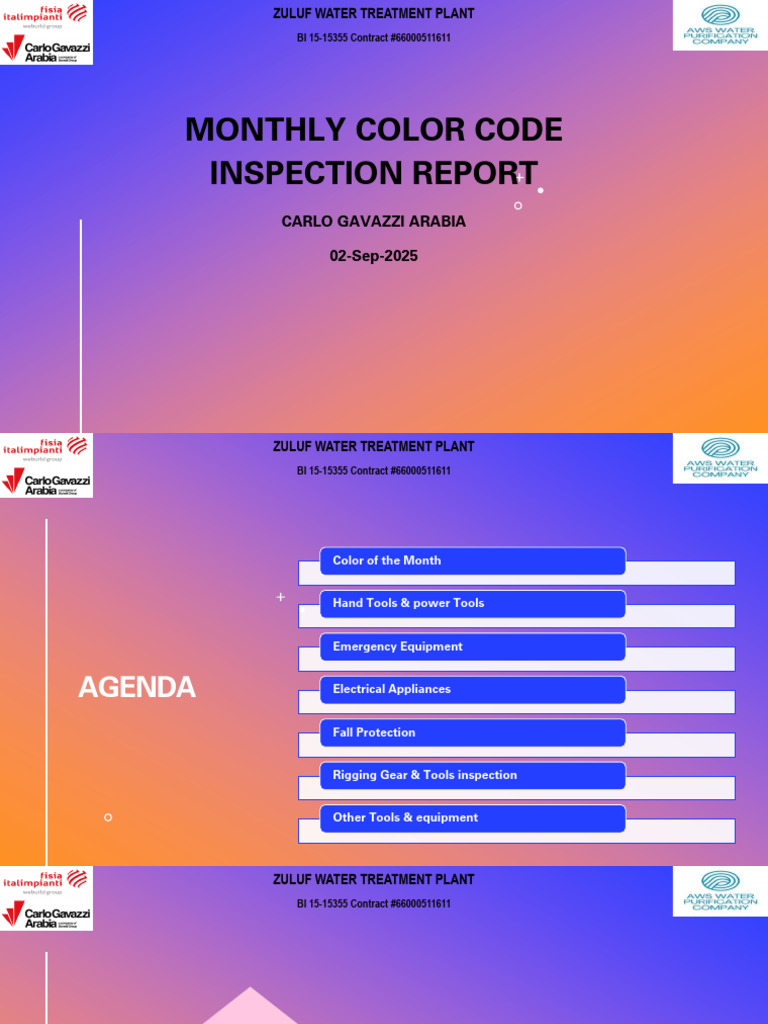 CGA-Monthy Color Code - September 2025 | PDF
