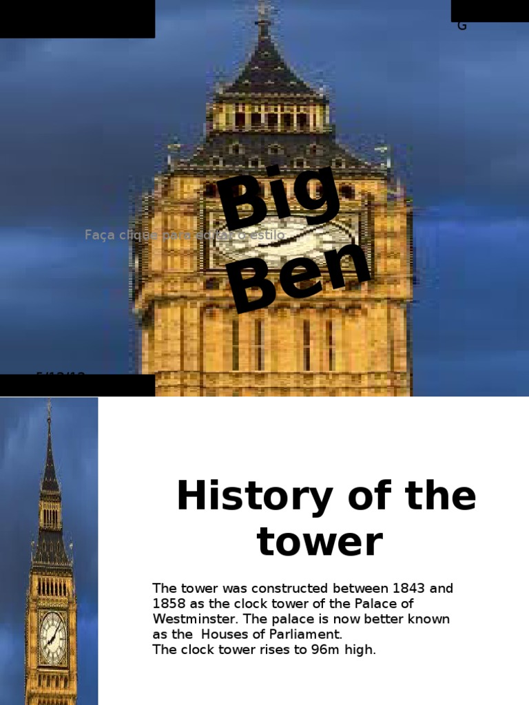 Big Ben: History and Significance | PDF