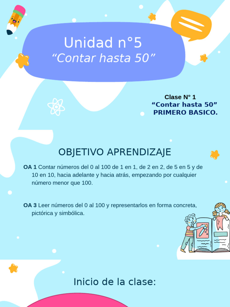 Clase N°1 Contar Hasta 50 | PDF
