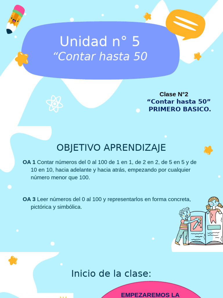 Clase N°2 Contar Hasta 50 | PDF