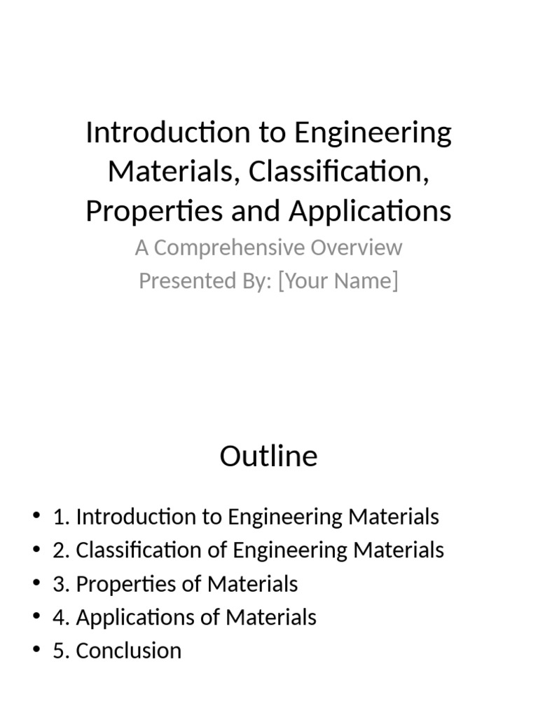 Introduction To Engineering Materials Full | PDF | Composite Material | Metals