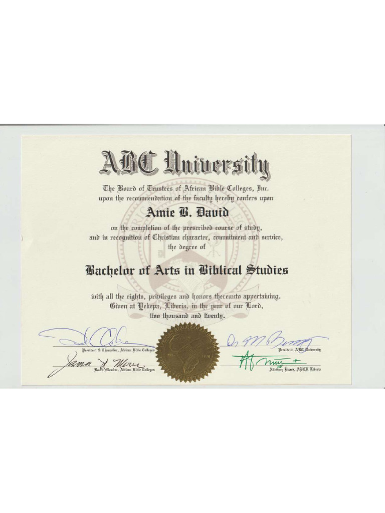 Amie B Davis Credentials | PDF