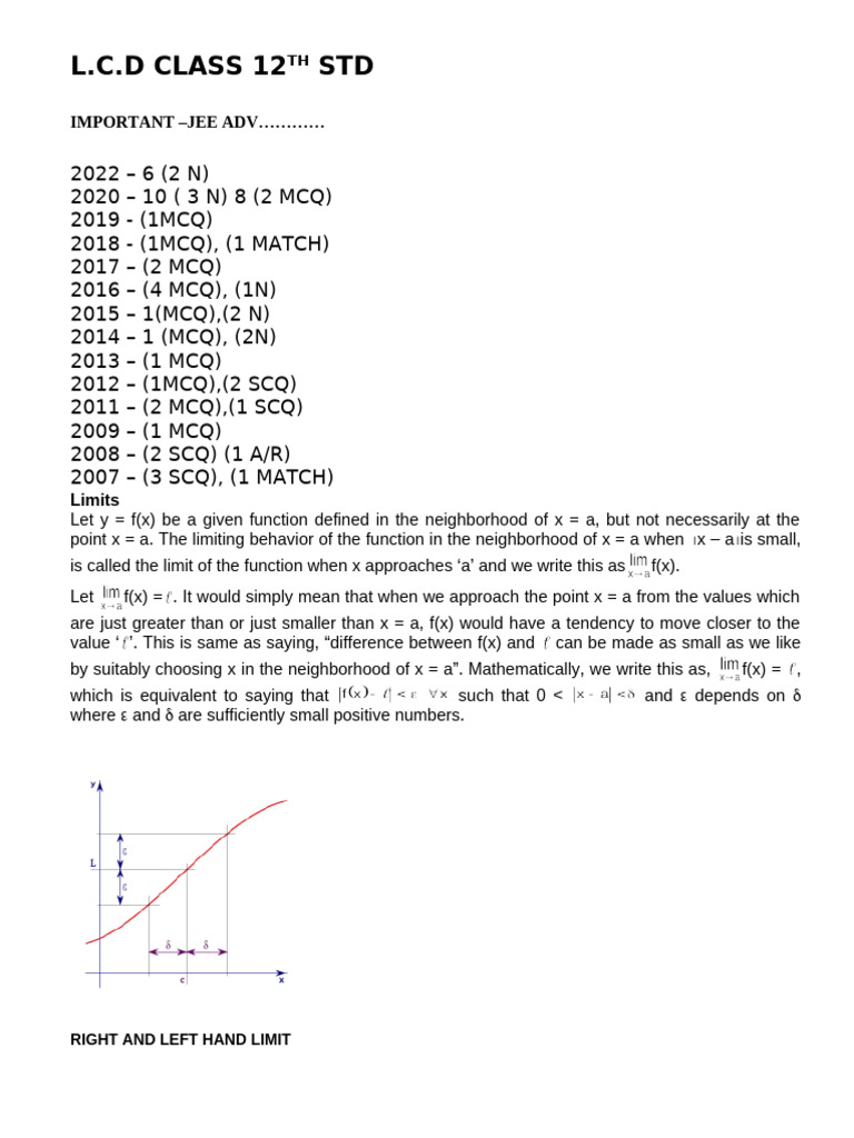 Limits Final | PDF | Continuous Function | Function (Mathematics)