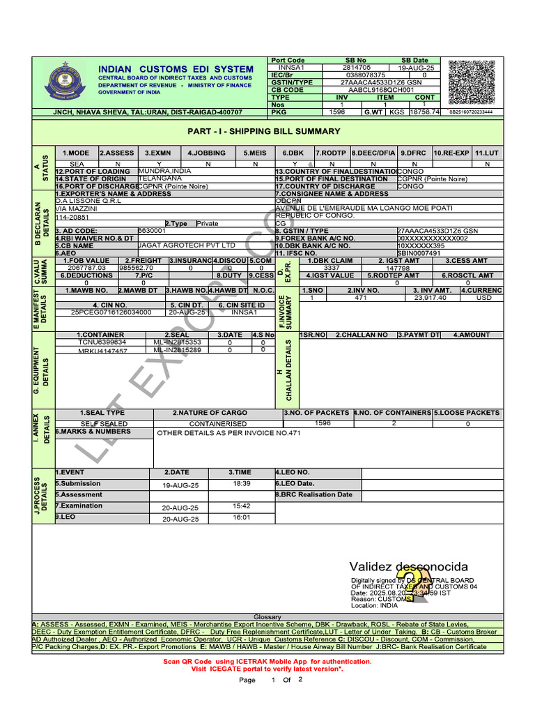 Ex1 Odcpn O780 | PDF