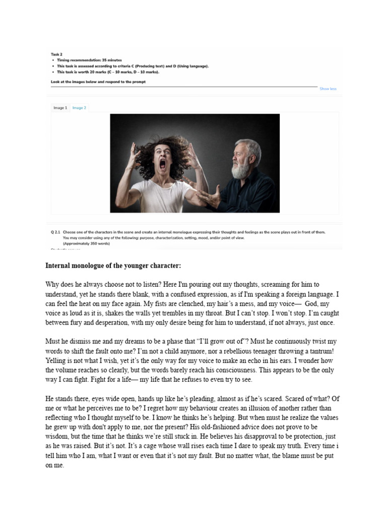 Internal monologue | PDF