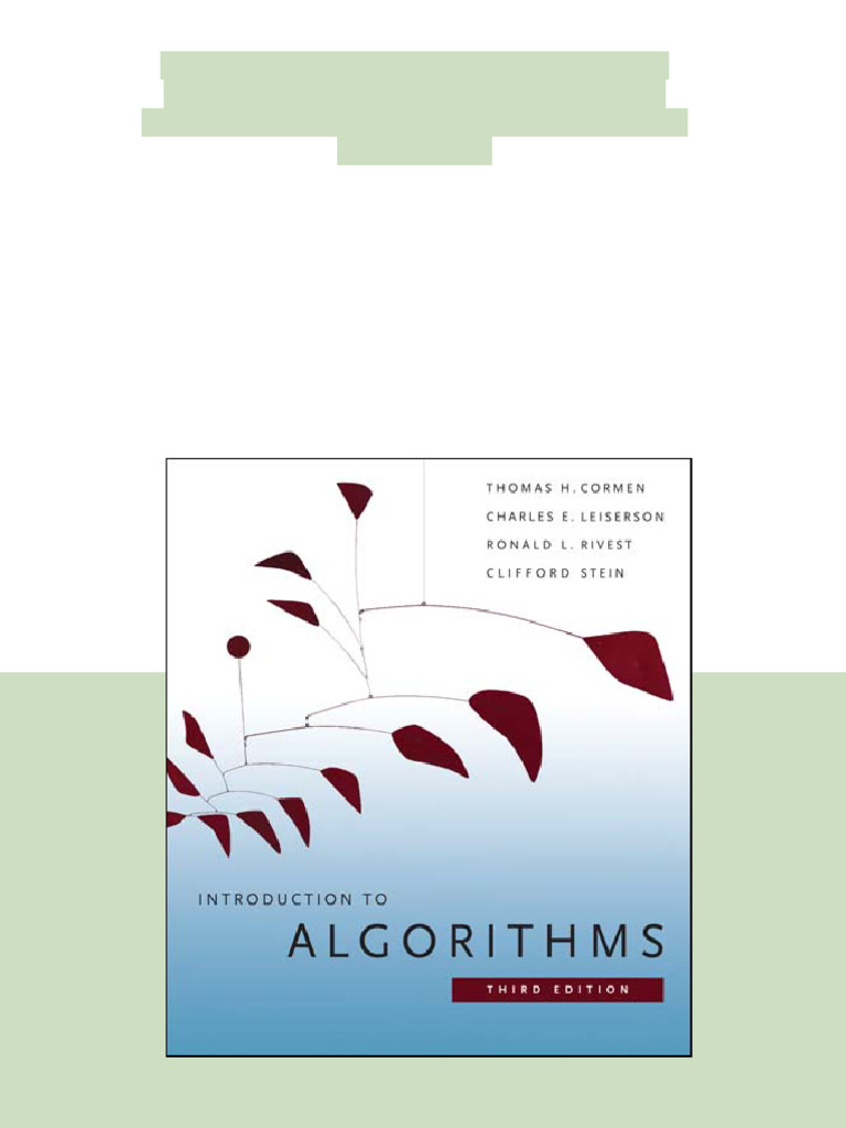 Solution Manual For Introduction To Algorithms, Third Edition by Thomas ...