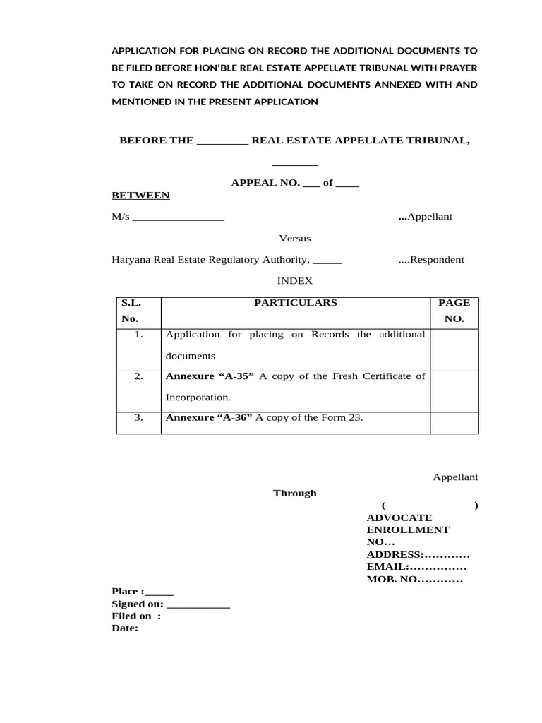 Application to Submit Additional Documents | PDF | Justice | Crime ...