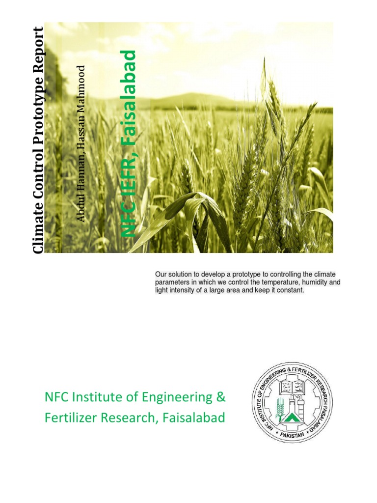 Climate Control Report | PDF | Greenhouse | Air Conditioning