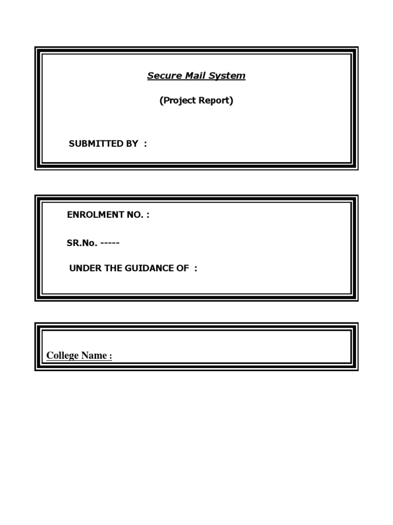 Secure Mail System Project Overview | PDF | Cryptography | Databases