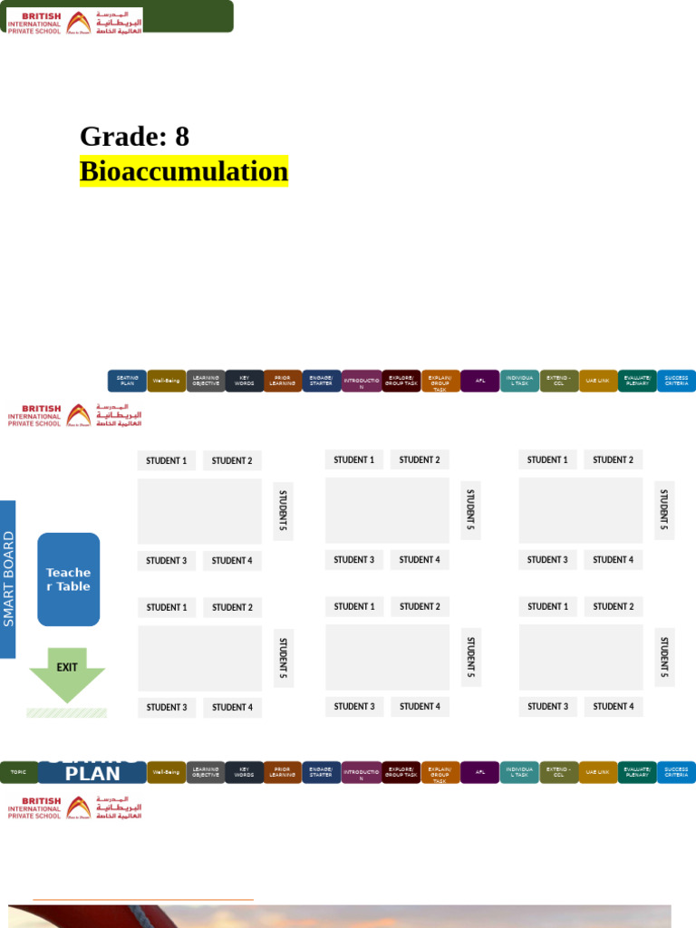 LESSON 2 - Bioaccumulation | PDF | Natural Environment | Ecology