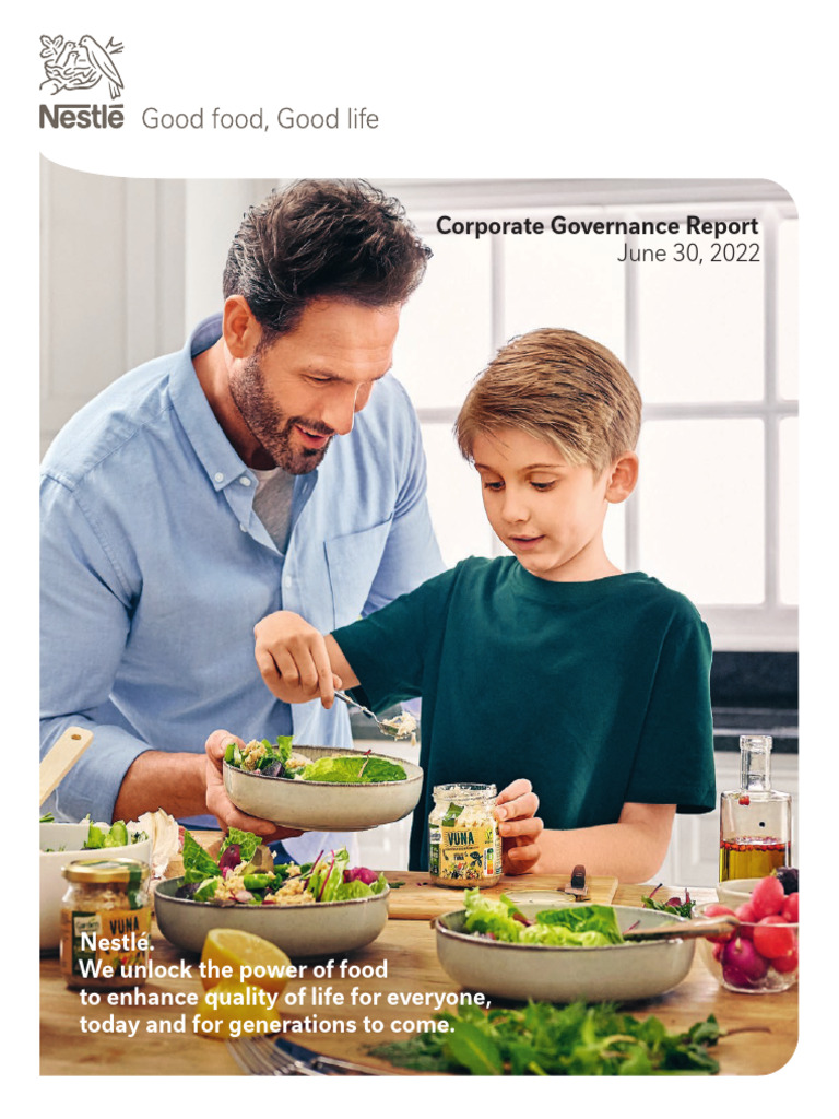 Nestlé Corporate Governance Update 2022 | PDF | Audit | Audit Committee