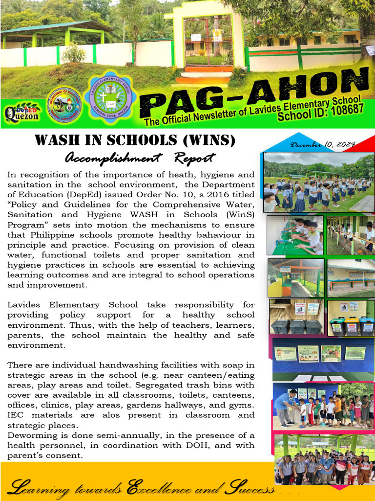 Lavides Es Wins News Letter | PDF
