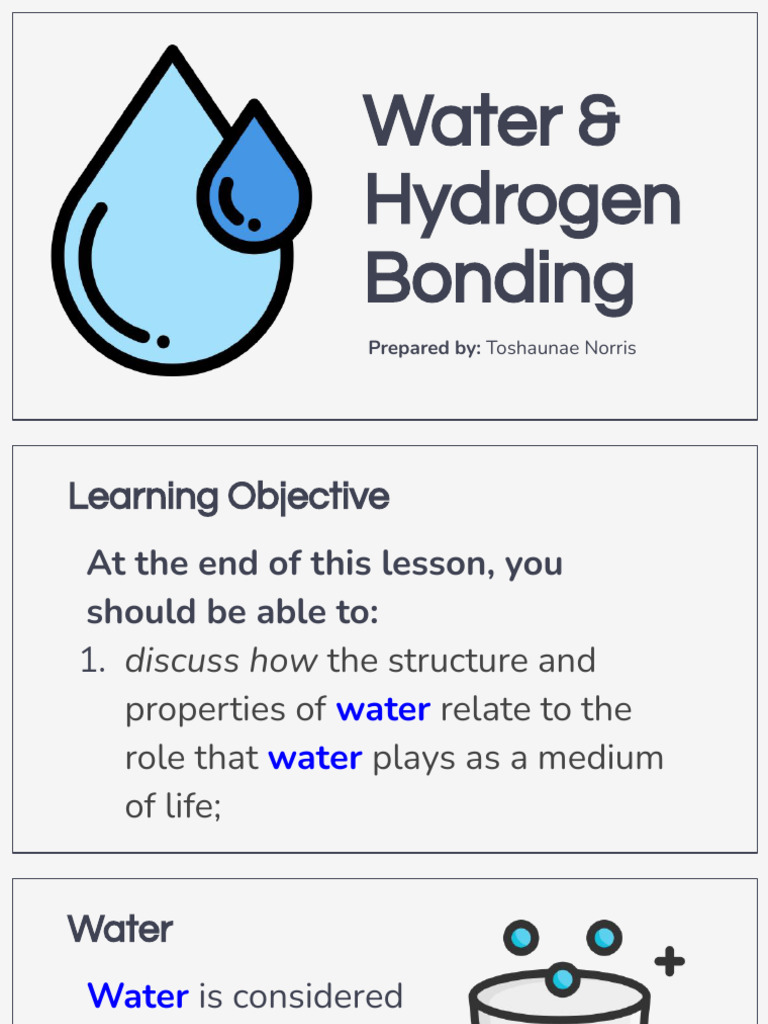 8dBZB8xQOypakKRdzaYs - CAPE Biology Unit 1 Water and Hydrogen Bonding ...