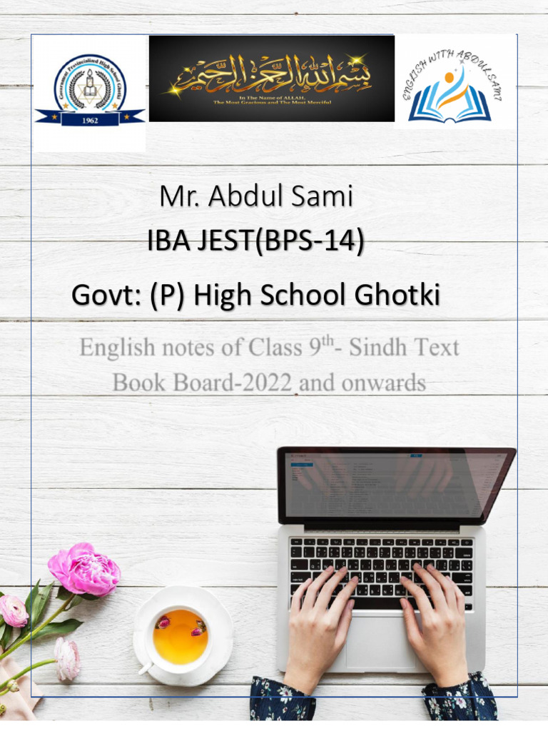 Class 9 English Notes by Abdul Sami | PDF | Madam | Abrahamic Religions