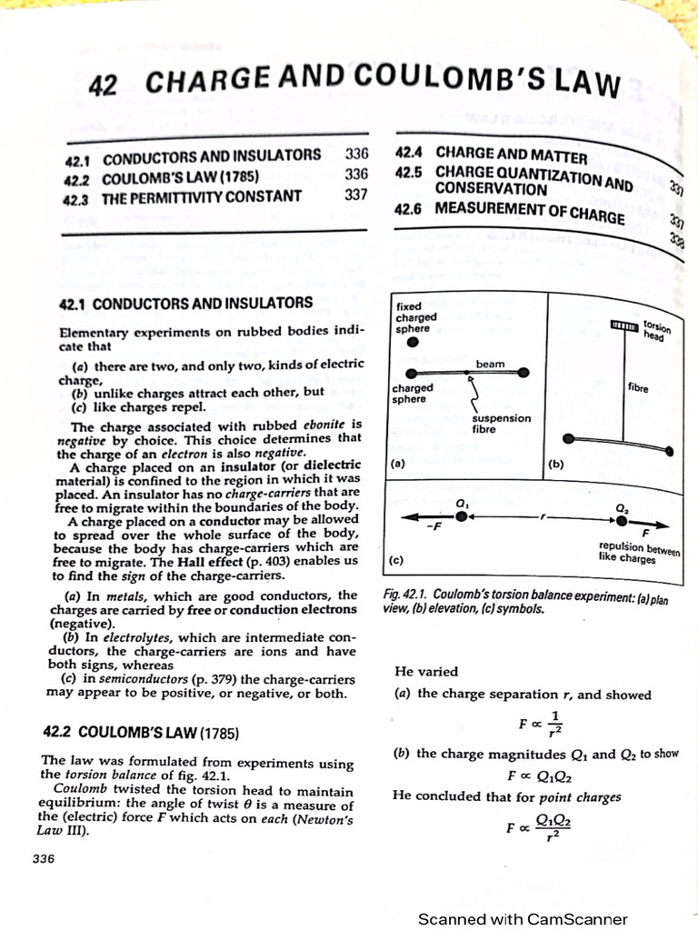 Electrostatics Part I Whe - Hodg | PDF
