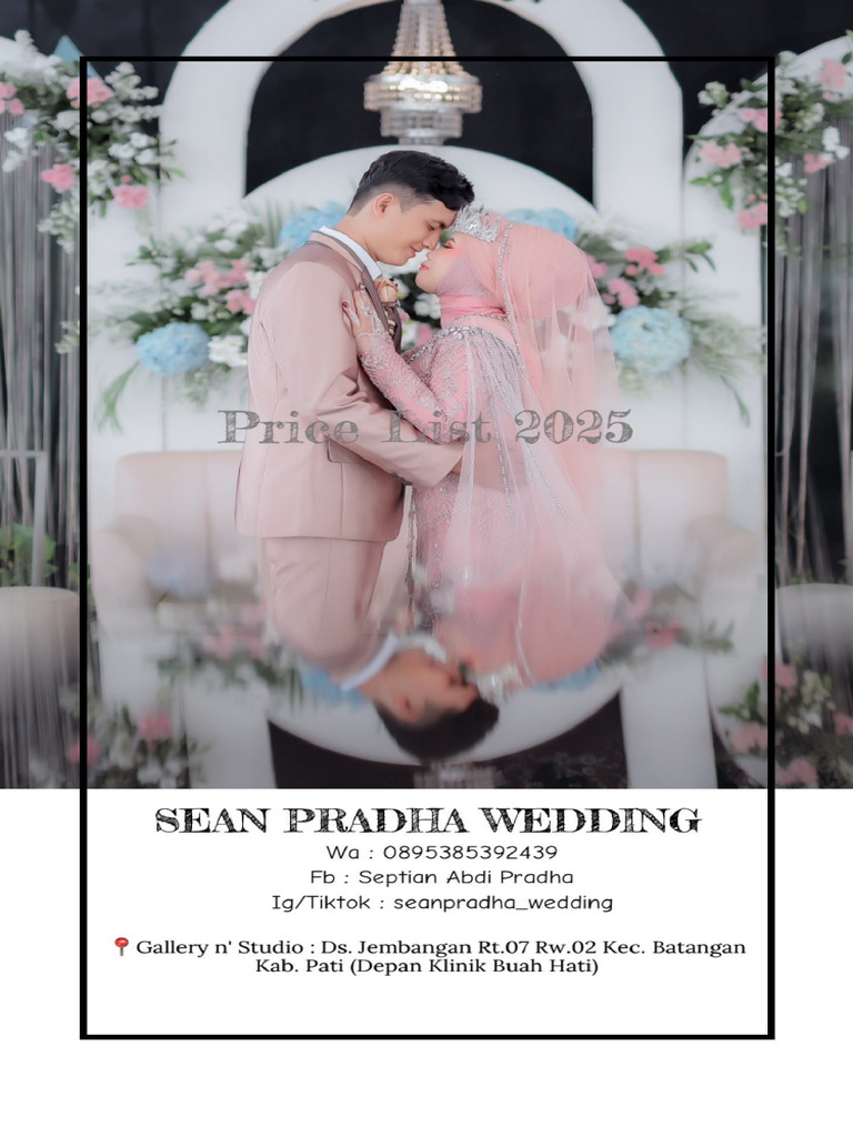 PL Sean Pradha Wedding 2025 | PDF