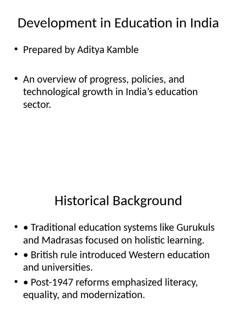 Development in Education in India Illustrated | PDF