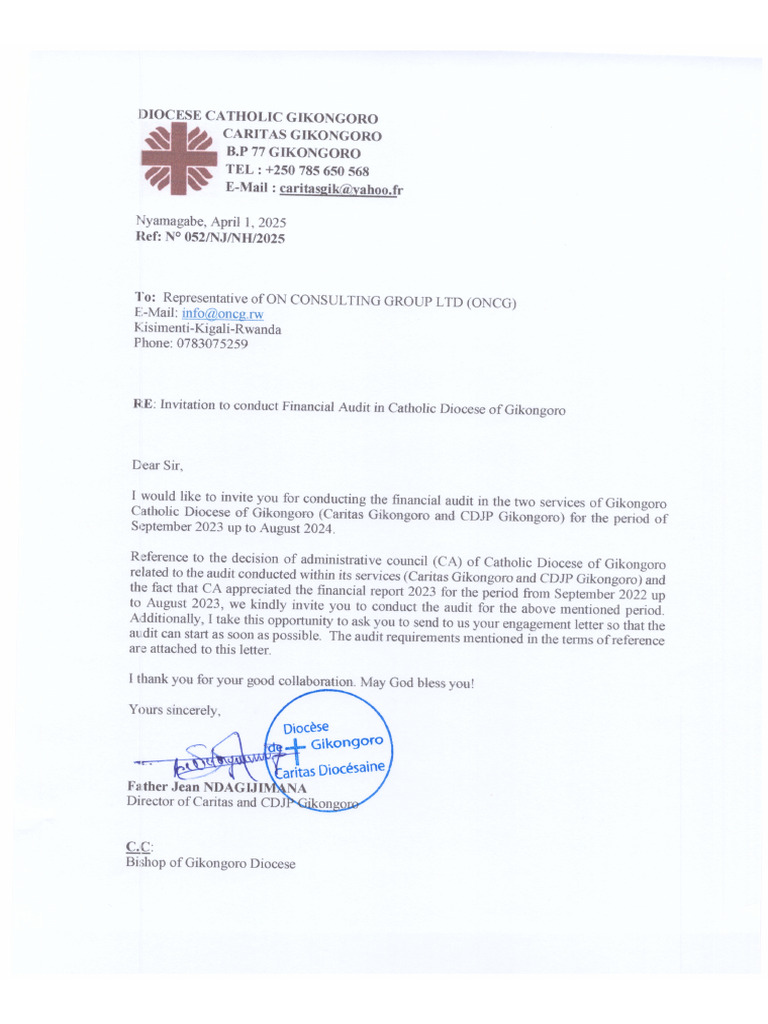 Letter & ToR | PDF