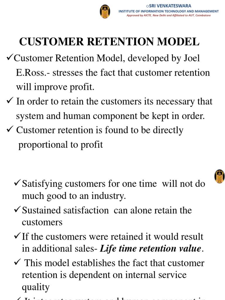 Customer Retention Model | PDF | Career & Growth | Business