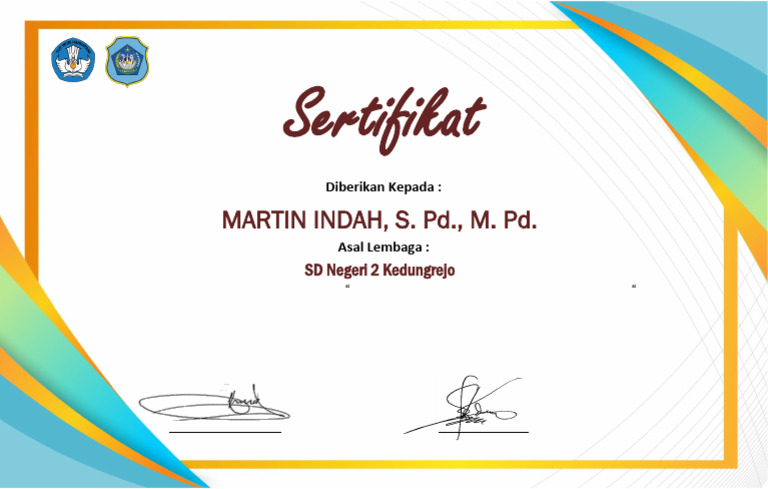 Sertifikat Juara 1 Lomba Sejarah SD Modo | PDF