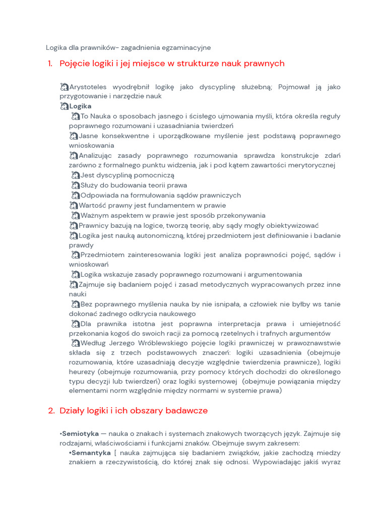 Logika Dla Prawników | PDF