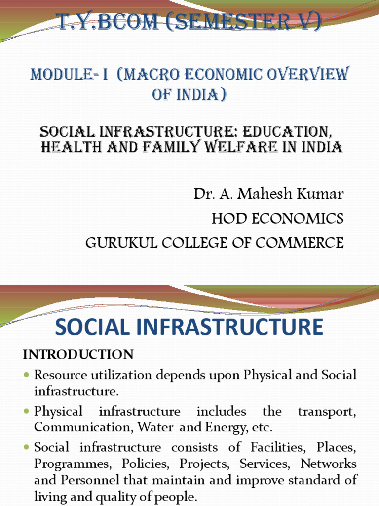 Social Infrastructure-1 | PDF