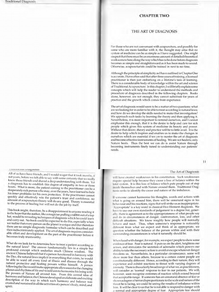J.R. Worsley - Traditional Acupuncture. Vol. 2. Traditional Diagnosis ...