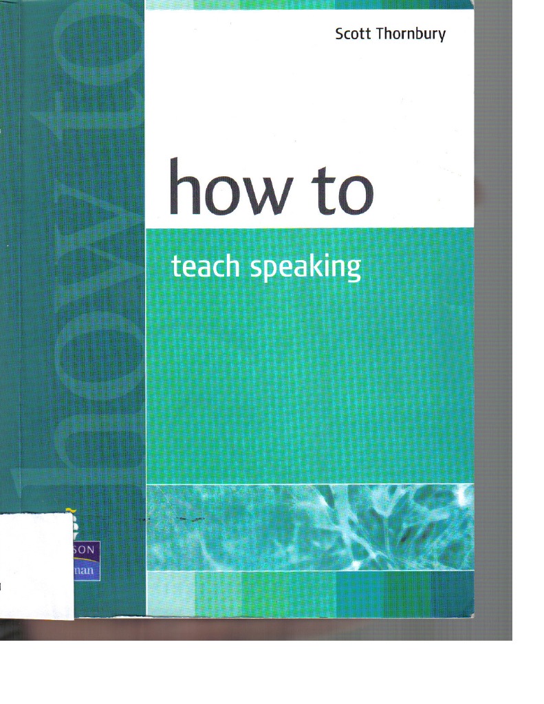 How to Teach Speaking