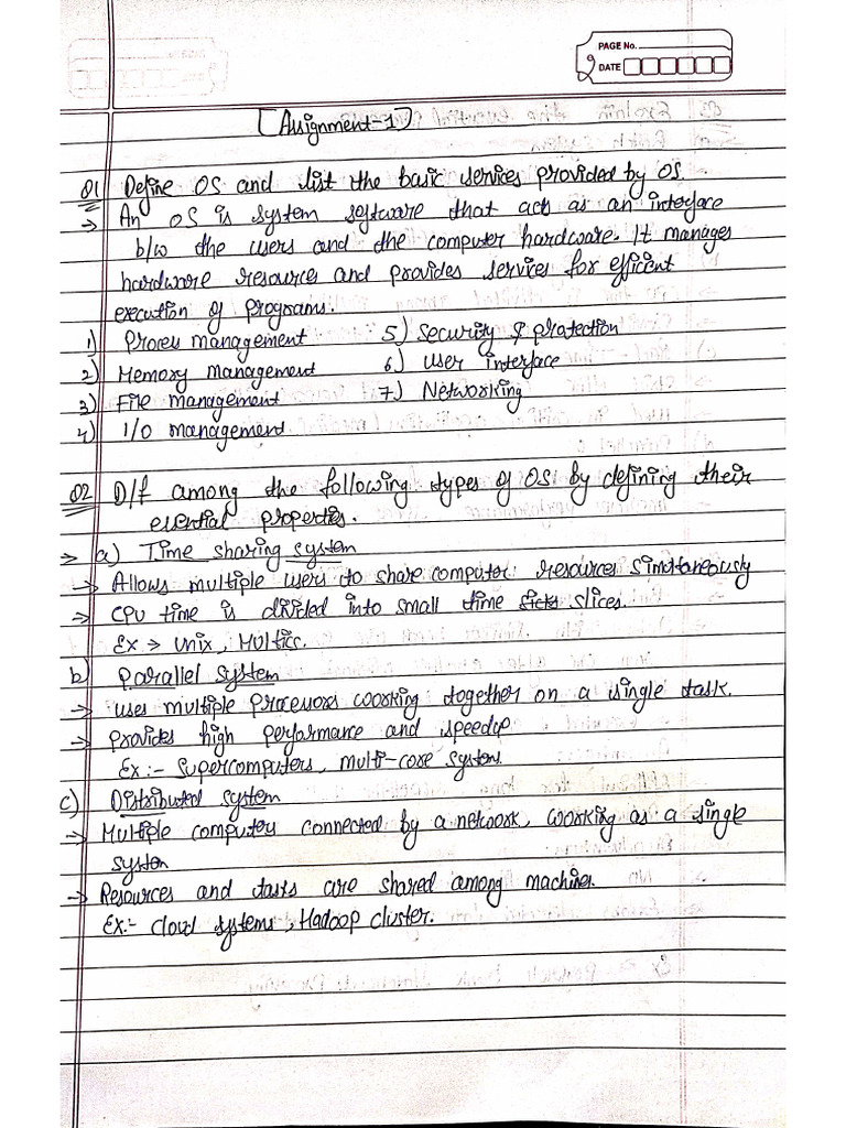 OS Assignment | PDF