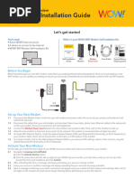 Shaw Advanced WiFi Modem Setup Guide | PDF | Wi Fi | Computer Network