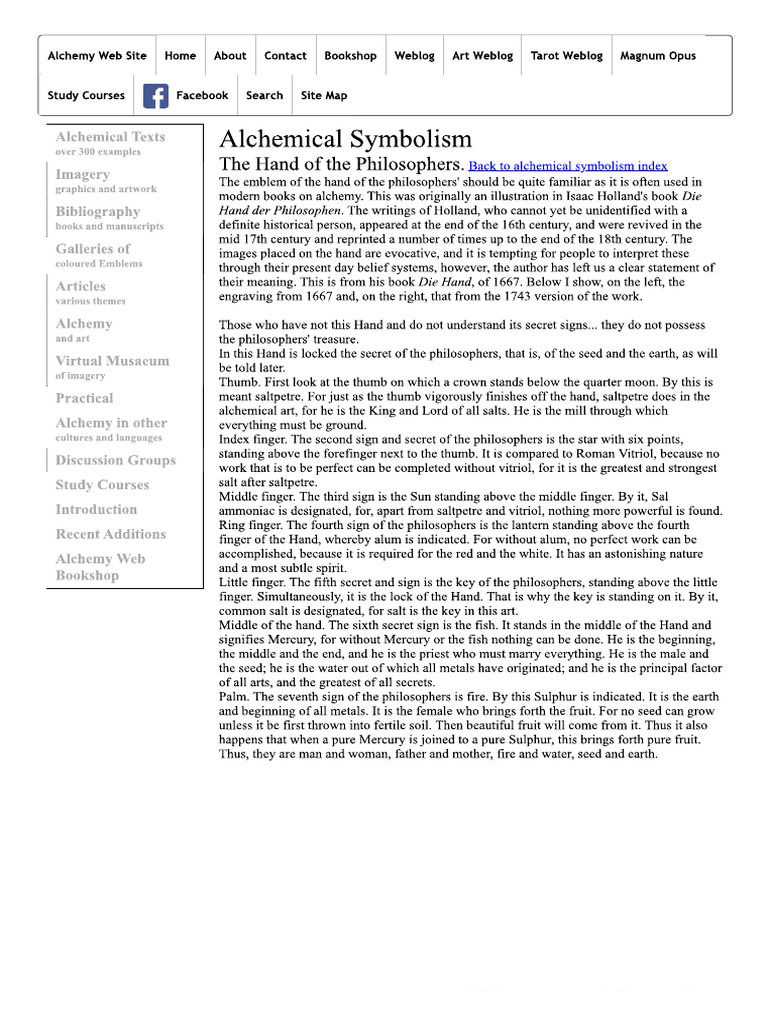 The Hand of The Philosophers | PDF