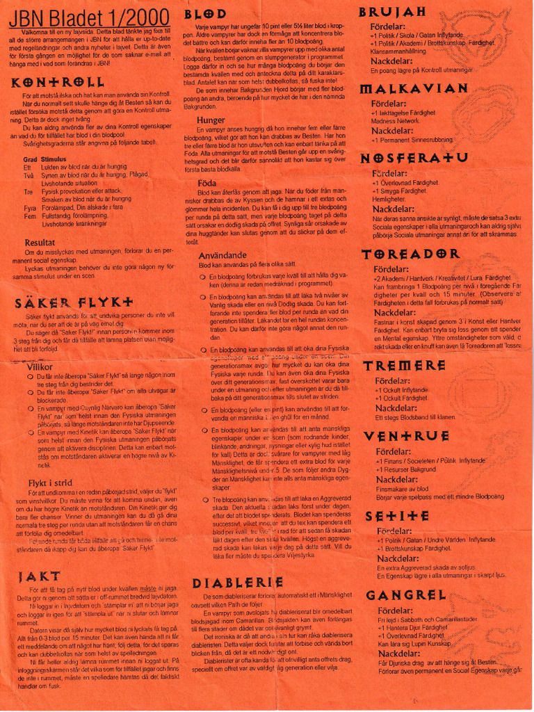 JBN Bladet 1-2000 | PDF