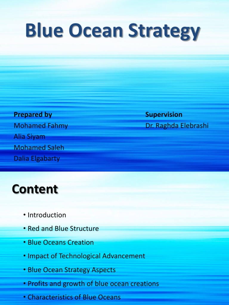Blue Ocean Strategy Overview | PDF | Business