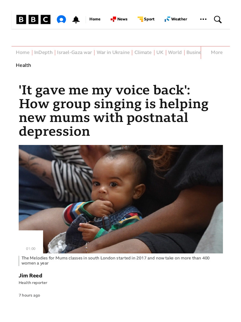 'It Gave Me My Voice Back' - How Group Singing Is Helping New Mums With ...