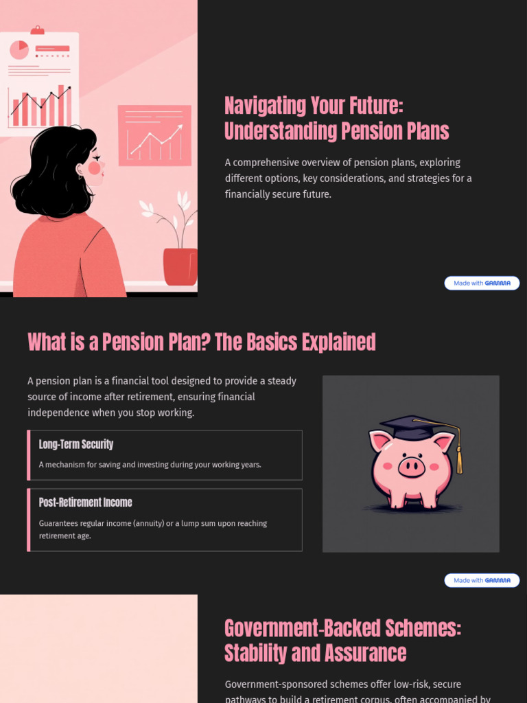 Navigating Your Future Understanding Pension Plans | PDF | Pension | Retirement