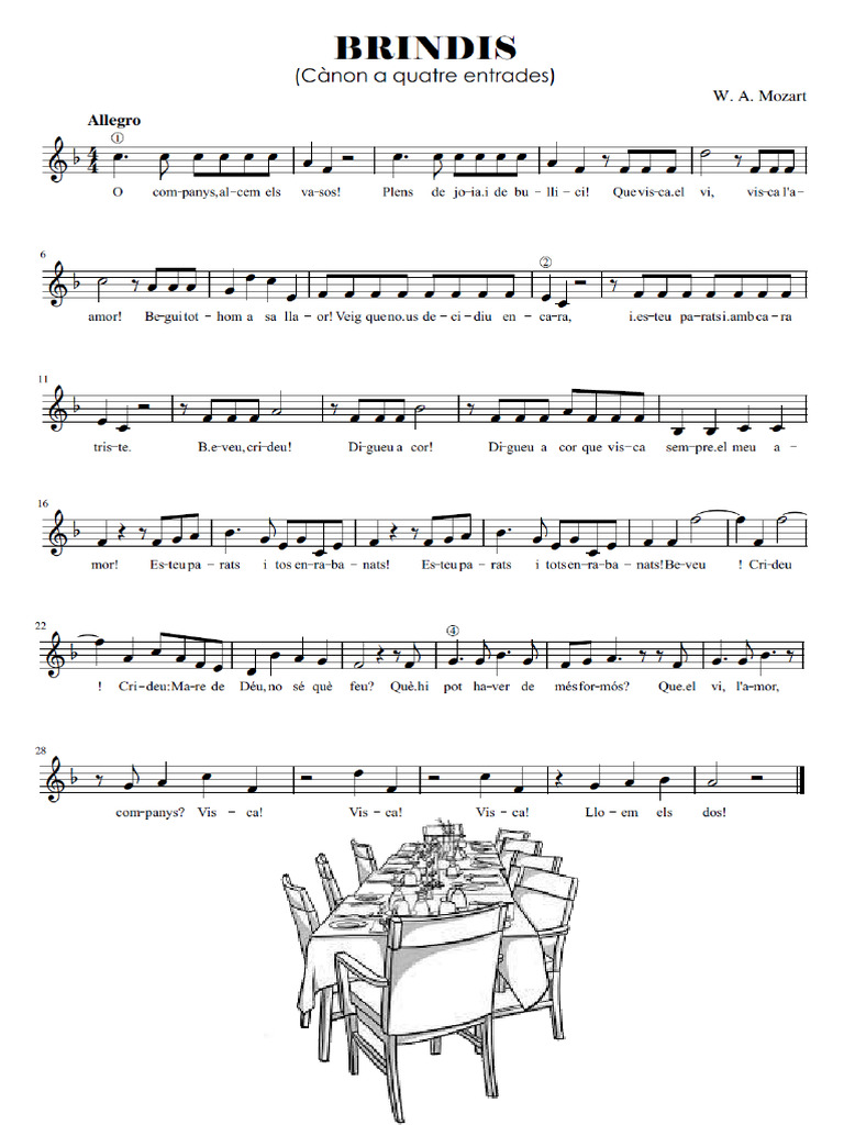 Brindis Mozart | PDF