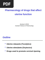 Tocolytic Agents: Mechanisms & Side Effects | PDF | Drugs | Pharmacology