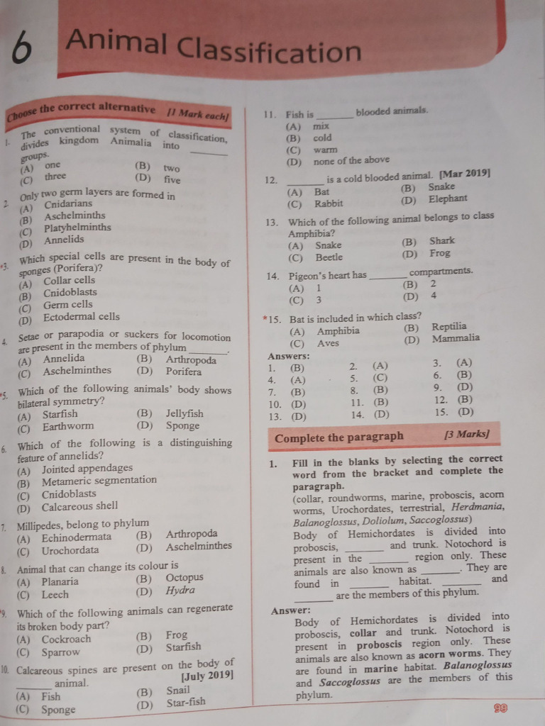 Animal classification | PDF