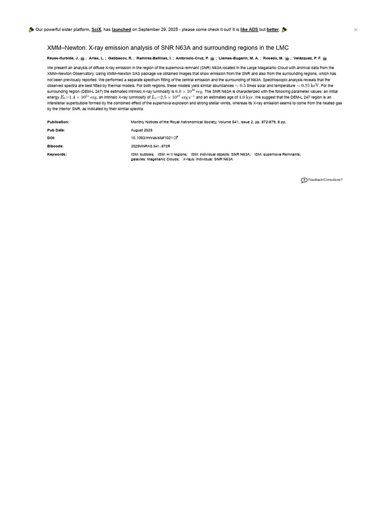 XMM-Newton - X-Ray Emission Analysis of SNR N63A and Surrounding ...