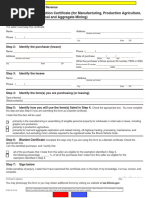 New Jersey ST-4 Exempt Use Certificate | PDF | Use Tax | Sales