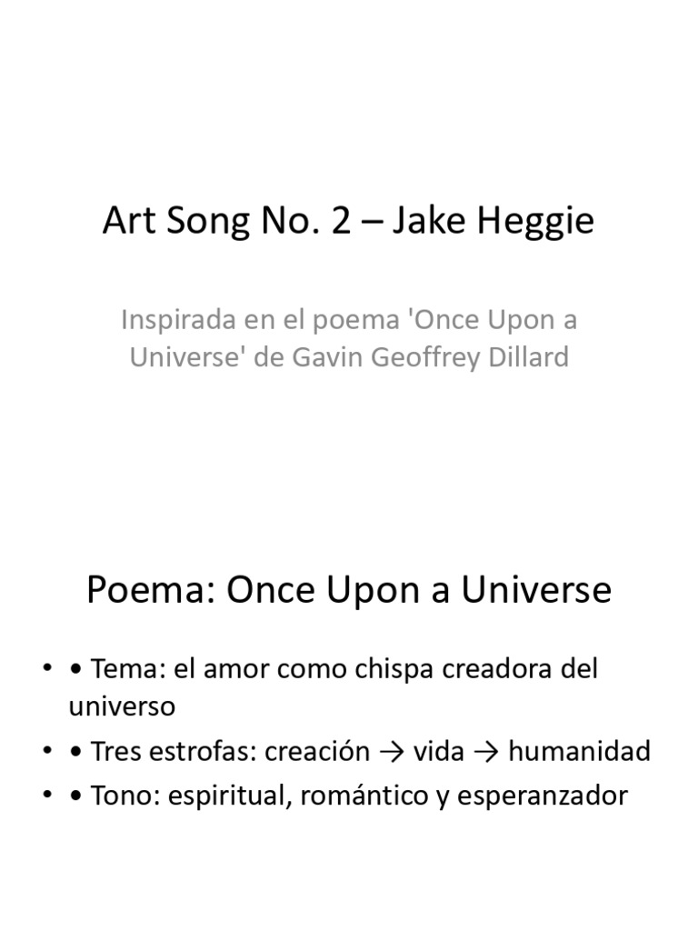 Art Song No 2 Jake Heggie | PDF